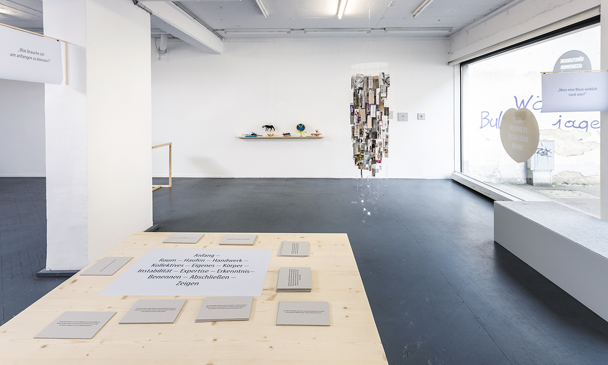 WE COMMIT TO MAKING ART, WE COMMIT TO CREATE - Kunstraum